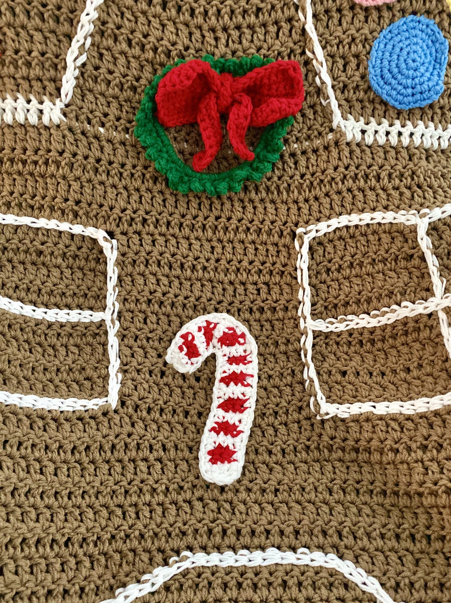 Gingerbread House Blanket - Crochet Pattern ~ Crafty Kitty Crochet