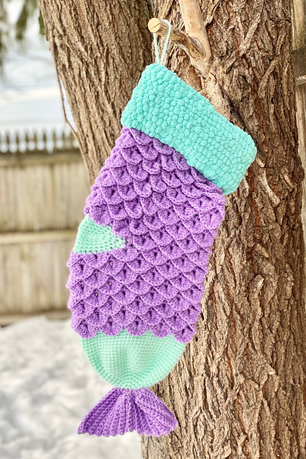 Mermaid Stocking - Crochet Pattern ~ Crafty Kitty Crochet
