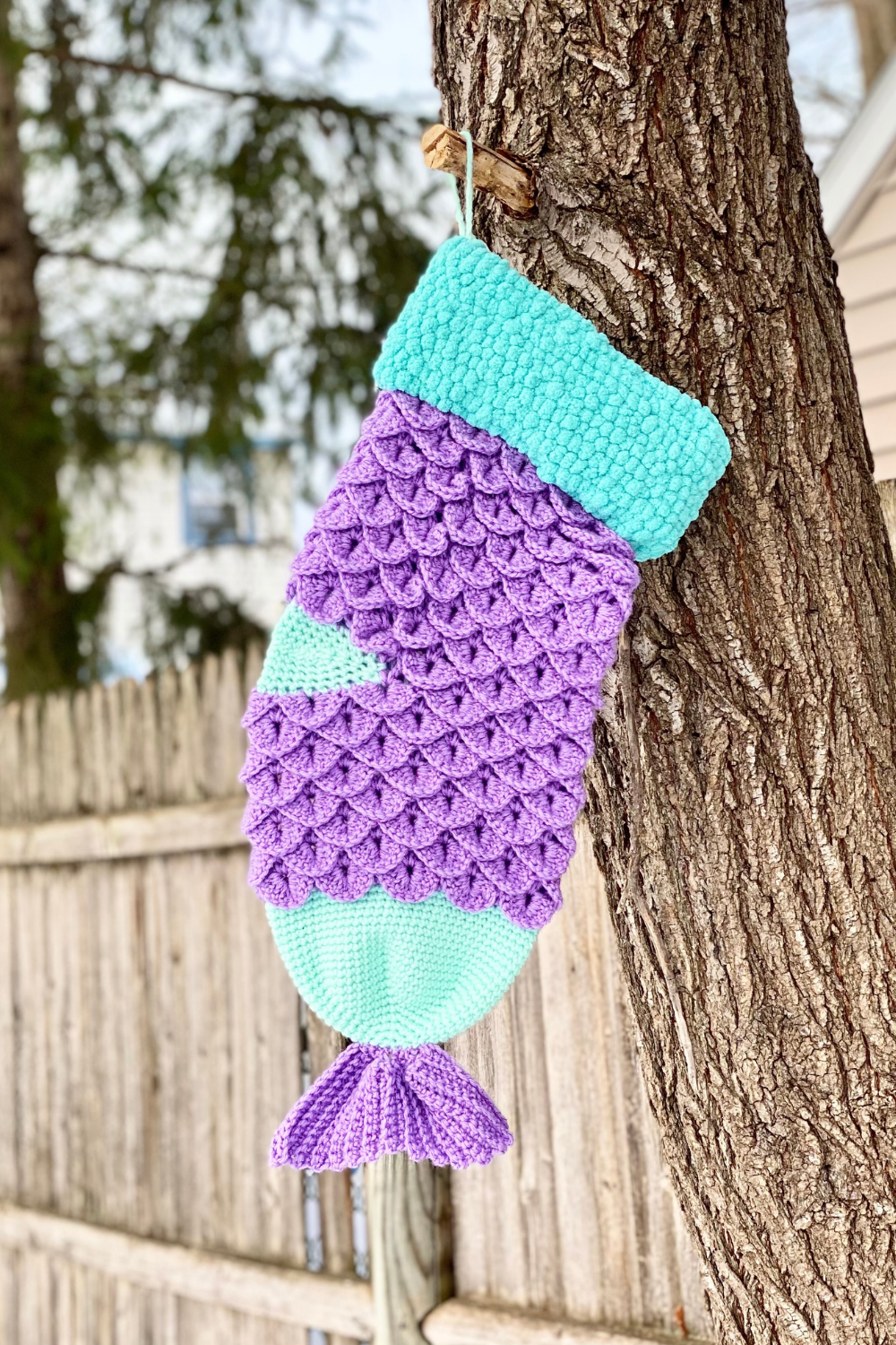 Mermaid Stocking - Crochet Pattern ~ Crafty Kitty Crochet