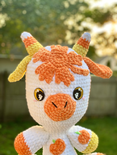 Amigurumi Candy Corn Cow - Crochet Pattern ~ Crafty Kitty Crochet