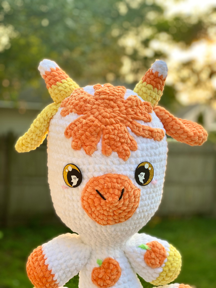 Amigurumi Candy Corn Cow - Crochet Pattern ~ Crafty Kitty Crochet