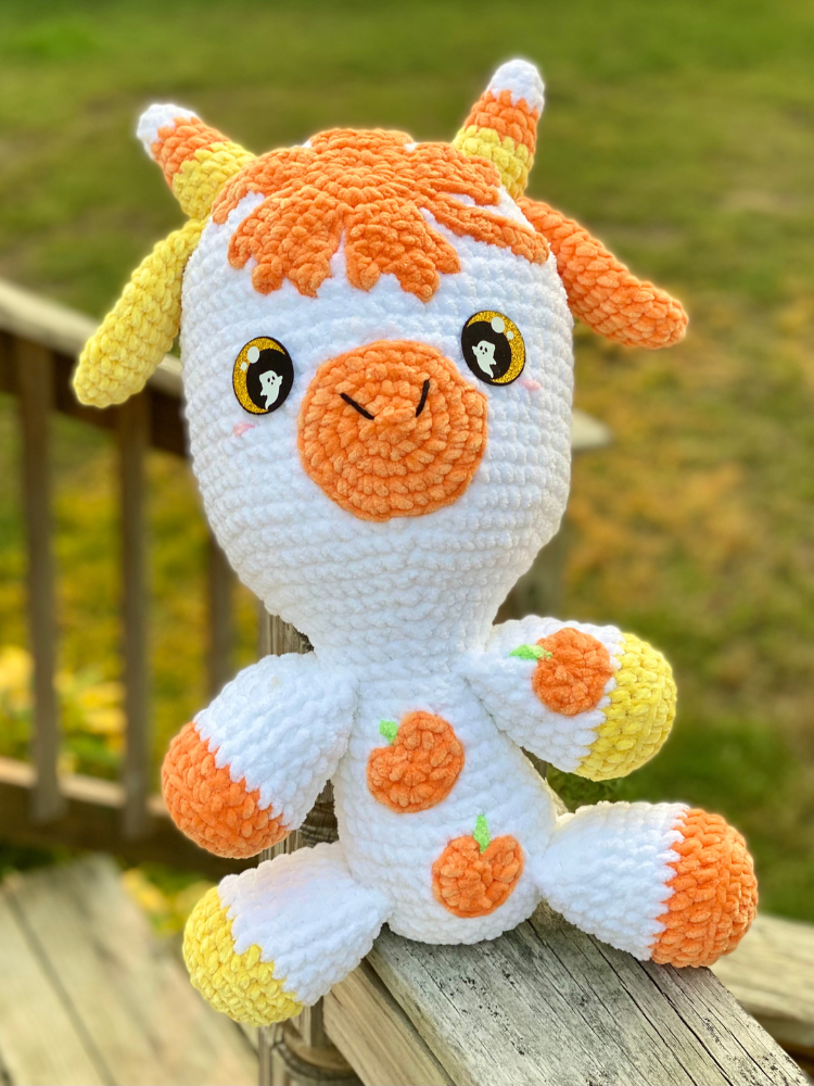 Amigurumi Candy Corn Cow - Crochet Pattern ~ Crafty Kitty Crochet