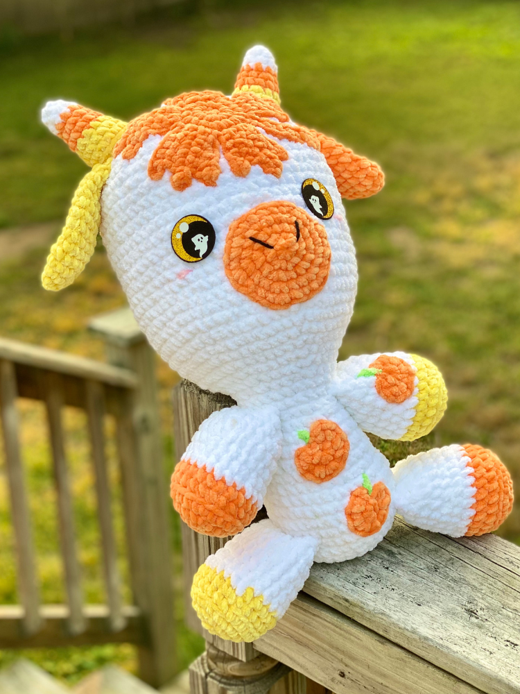 Amigurumi Candy Corn Cow - Crochet Pattern ~ Crafty Kitty Crochet