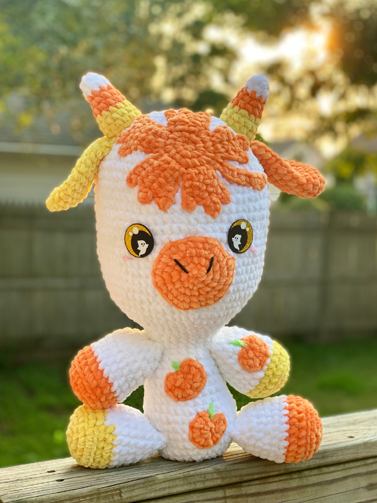 Amigurumi Candy Corn Cow - Crochet Pattern ~ Crafty Kitty Crochet